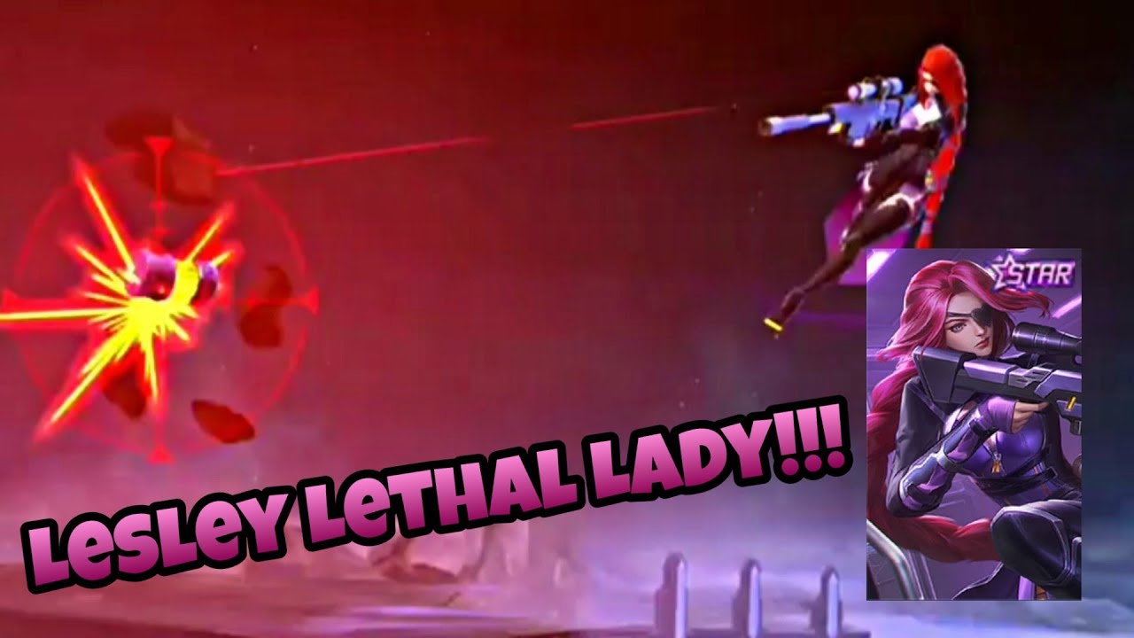 LESLEY STARLIGHT APRIL SKIN ENTRANCE ANIMATION • LESLEY LETHAL LADY MOBILE LEGENDS - YouTube