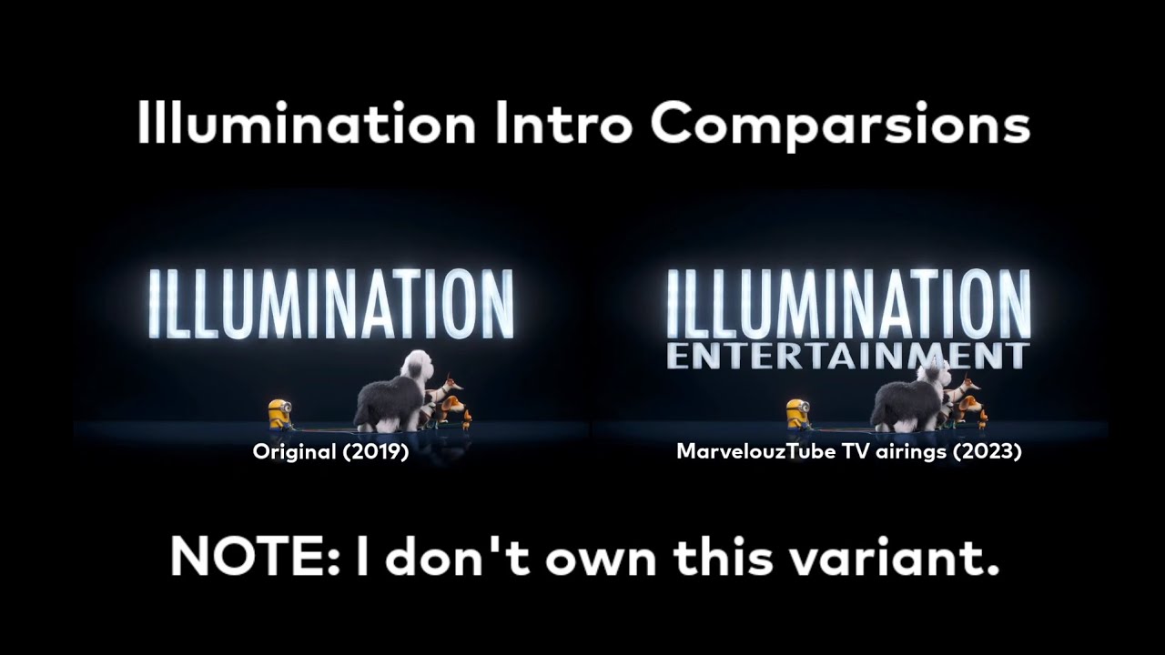 Illumination Intro Comparsions | The Secret Life of Pets 2 | Original ...