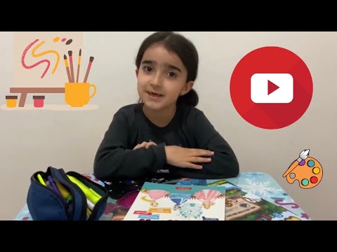 Gülmira Boyama Yapıyor