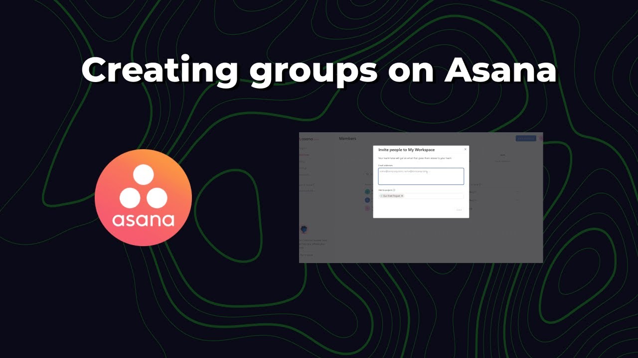 Creating groups for project on asana - YouTube