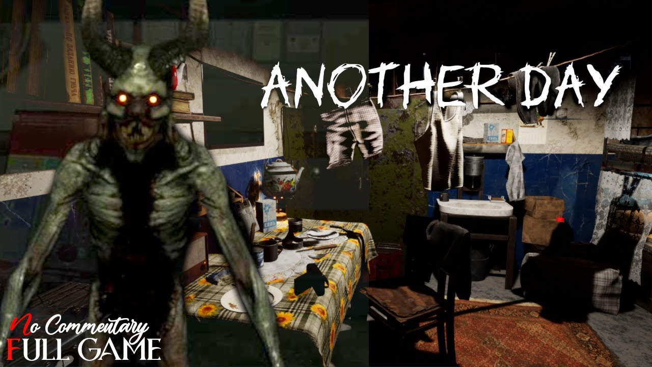 ANOTHER DAY - Full Horror Game |1080p/60fps| #nocommentary - YouTube
