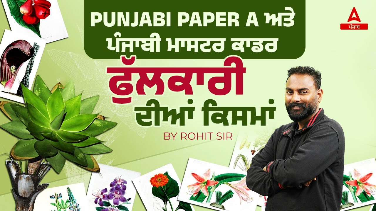 Master Cadre Punjabi Preparation | Punjabi Paper A | By Rohit Sir - YouTube