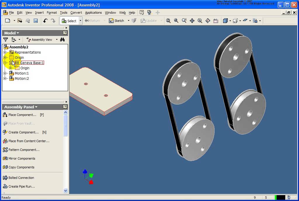 2 Inserting Parts and creating parts in place - YouTube