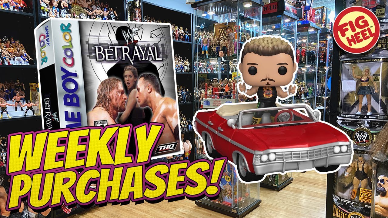 Weekly Purchases! Vintage WWF Game Boy, WWE Funko Pop!, AEW Upper Deck ...