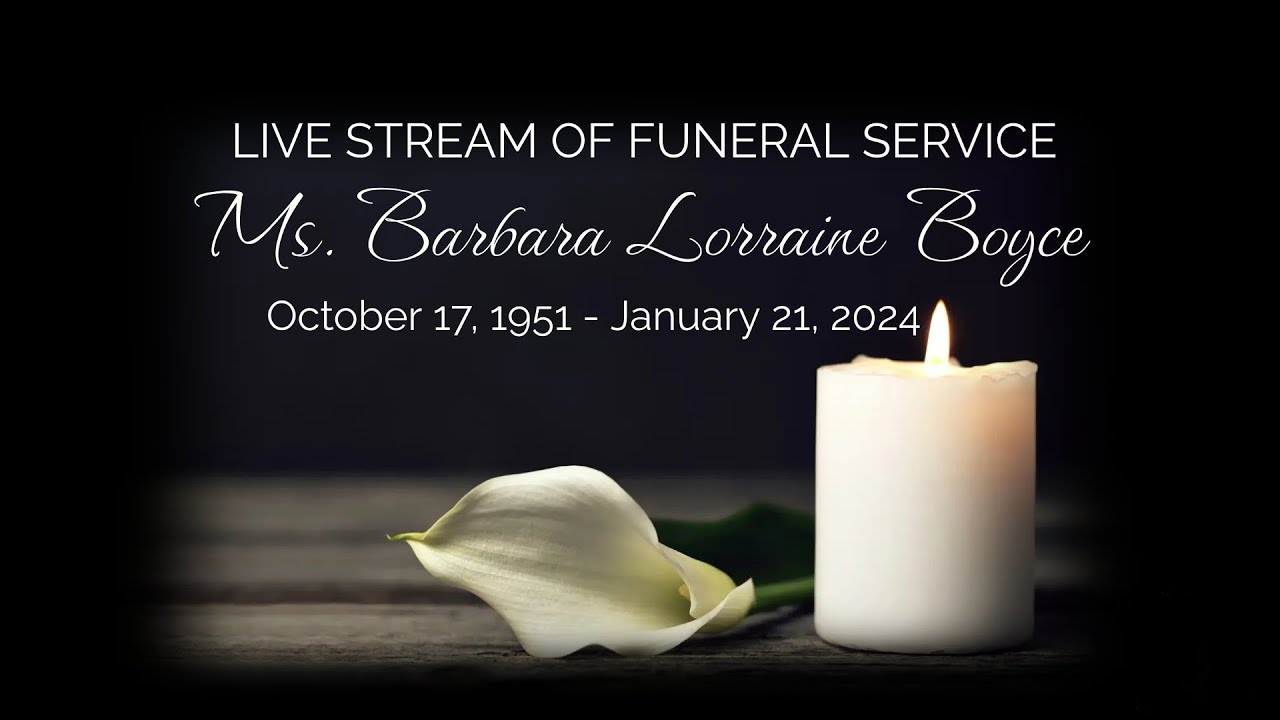 Celebrating The Life of Barbara Lorraine Boyce - YouTube