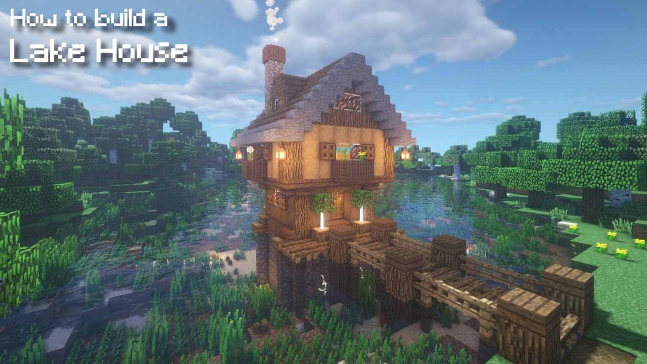 Minecraft: How to Build a Lake House | Easy Tutorial - YouTube