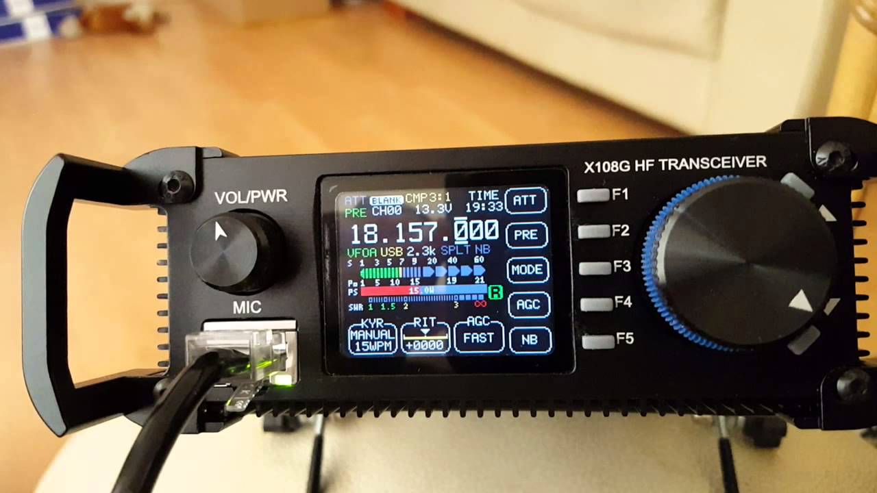 Xiegu X108G on 17 metres - YouTube