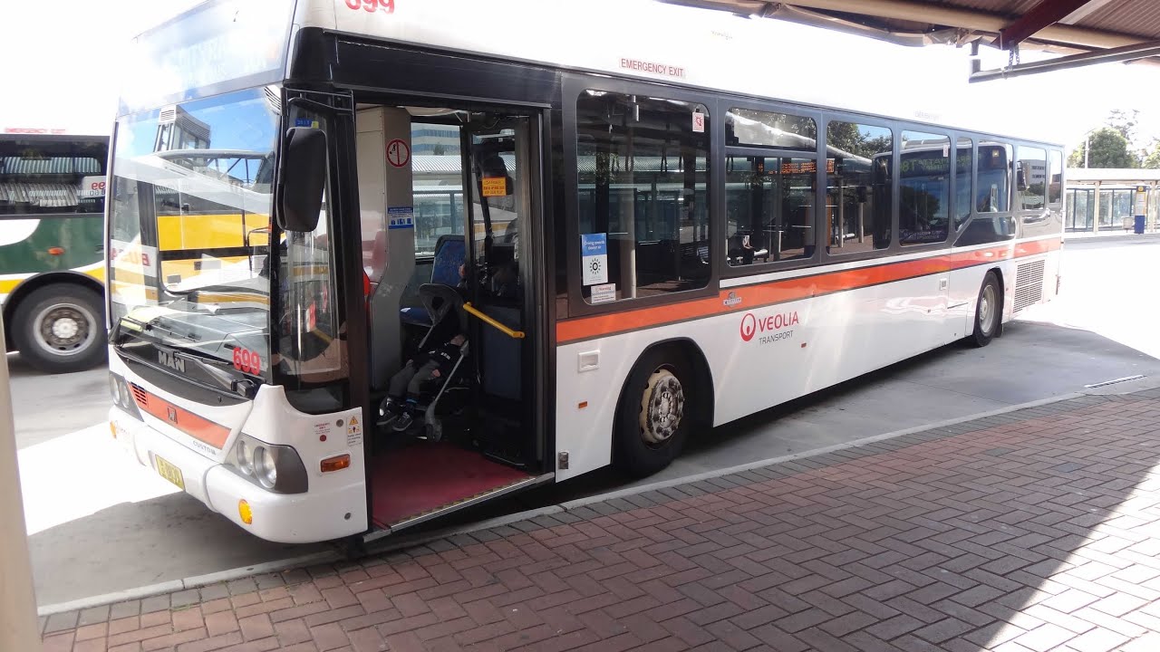 Transdev NSW M/O 8839 - MAN A69 18.280 (ZF) (Custom Coaches CB60) - YouTube