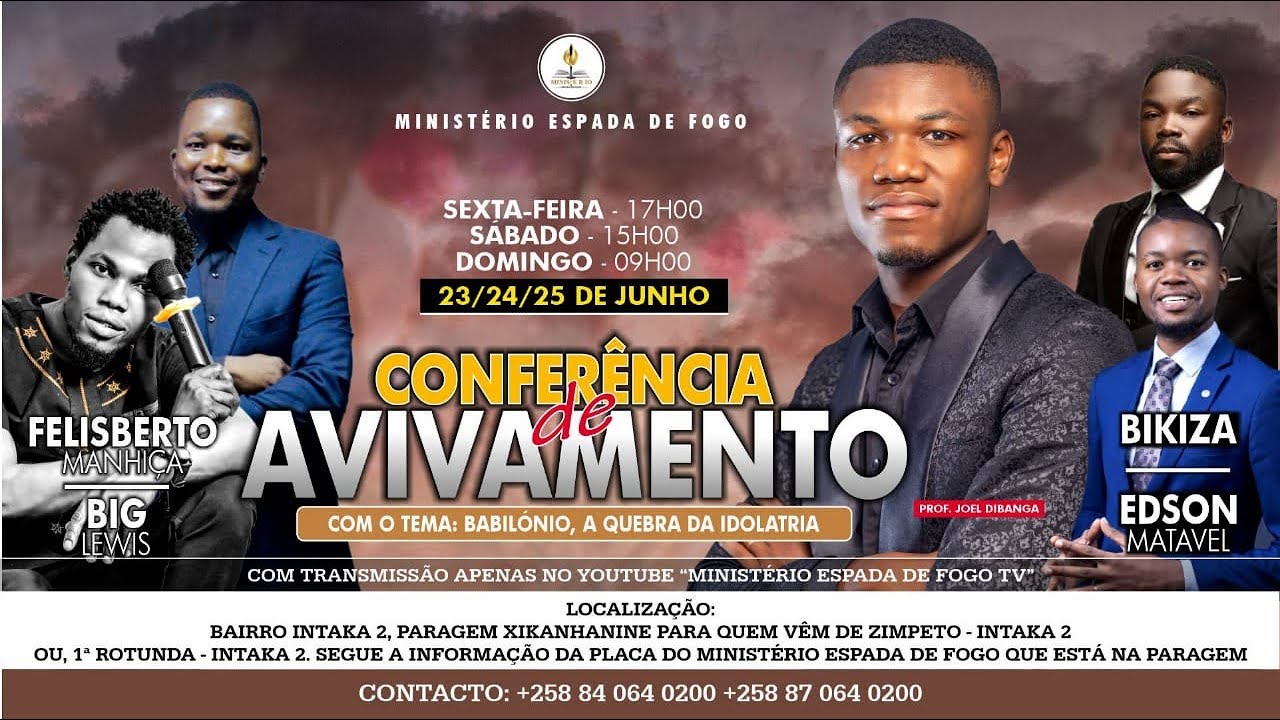 BABILONIA, A QUEBRA DA IDOLATRIA, ULTIMO DIA - com PROFETA JOEL DIBANGA ...