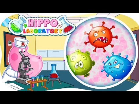 Kids Hospital Laboratory| Hippo Kids Game| Hippo Hospital| Cartoon Game - YouTube