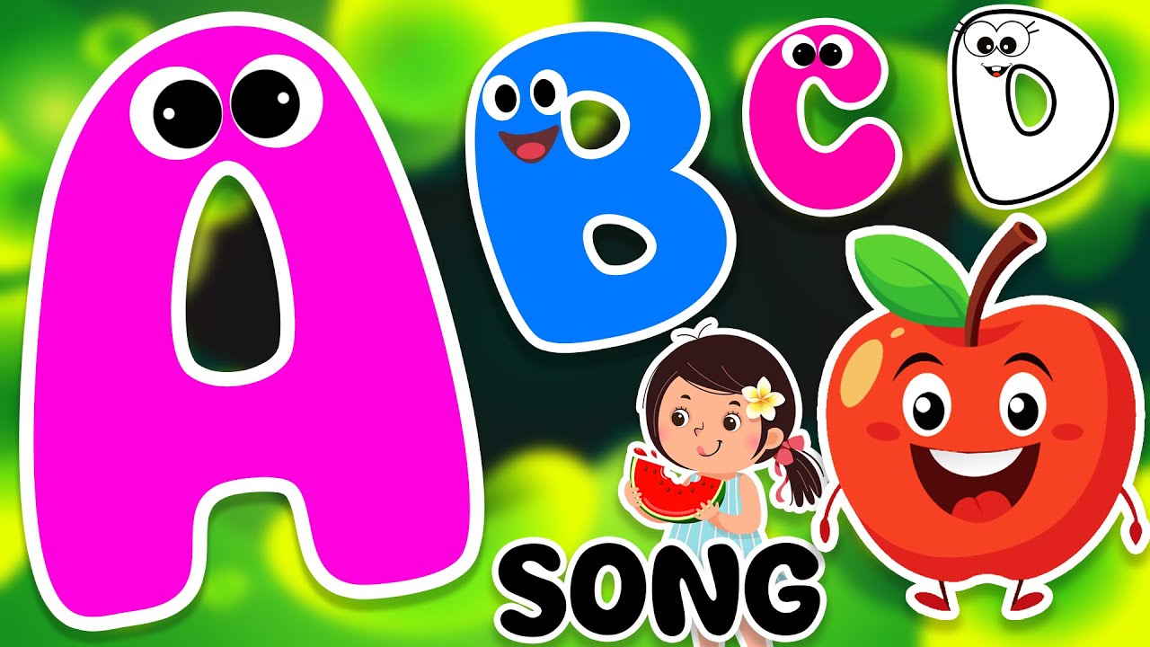 🎵 Learn The Alphabet With ABC Phonics Song For Toddlers | A For Apple 🍎 ...