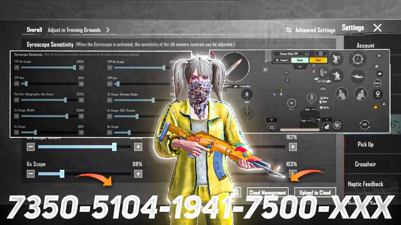 New Update 3.1⚡Best Sensitivity Code + Control Settings Pubg Mobile ...