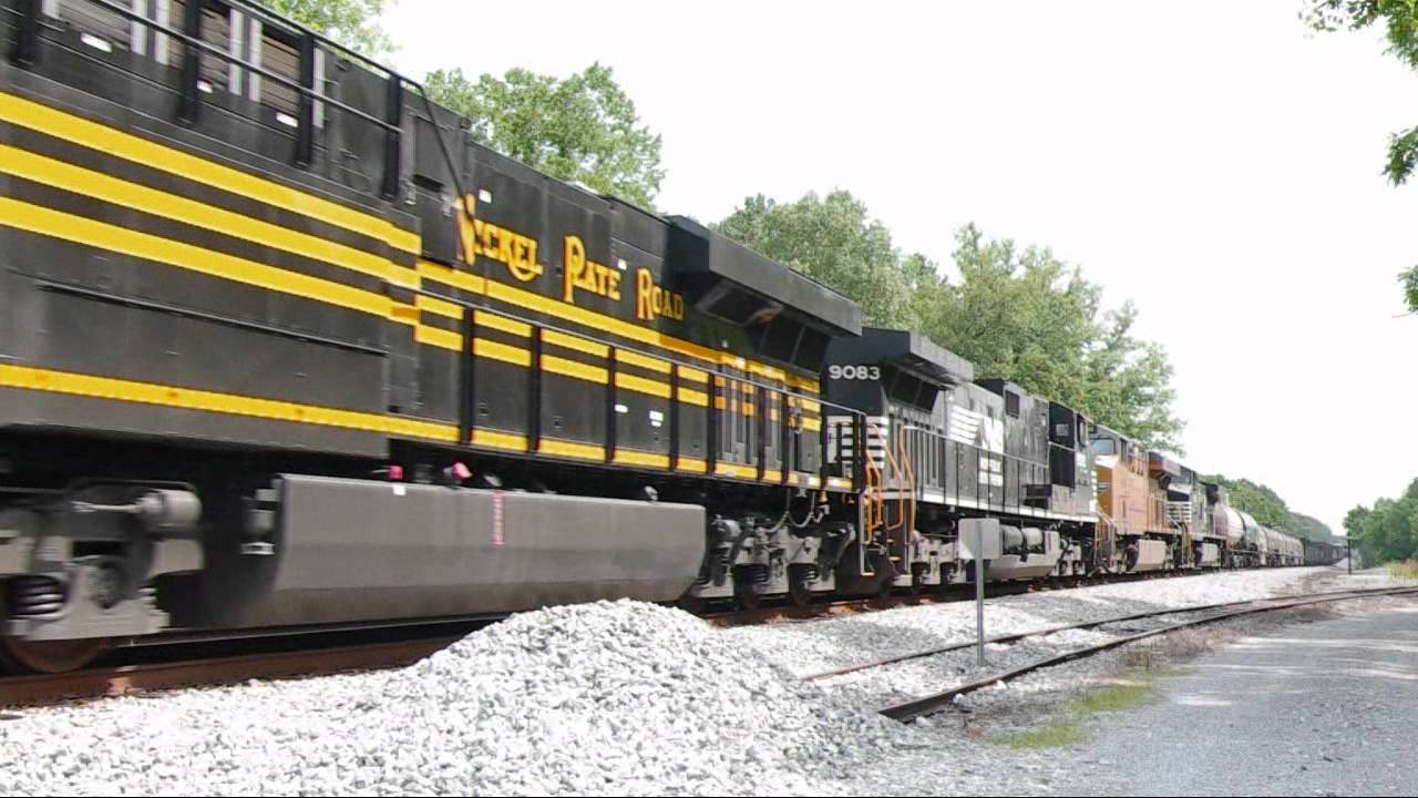 NS 179 With Nickel Plate Heritage Unit (NS 8100) -- May 21, 2012 - YouTube