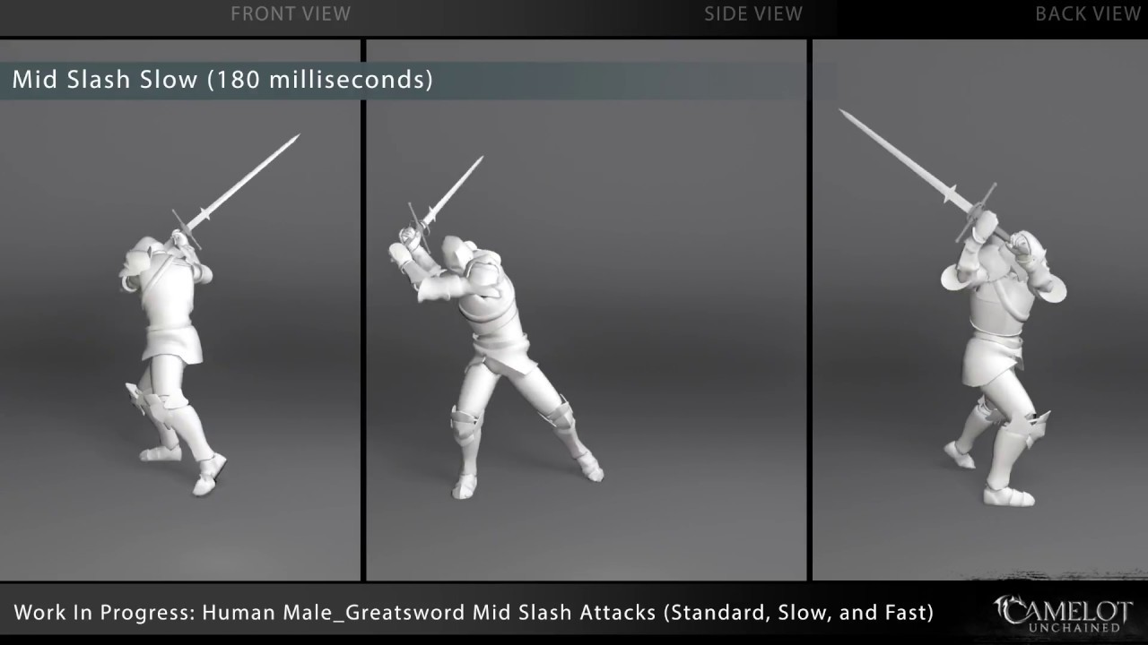 Camelot Unchained: Work in Progress - Greatsword Mid Slash Attacks ...