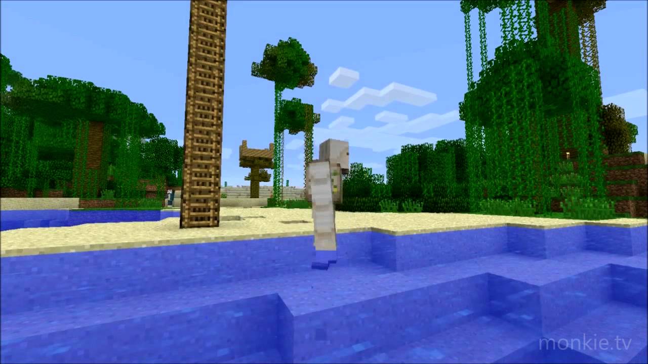 [Minecraft] Iron Golem - You Spin Me Round - YouTube