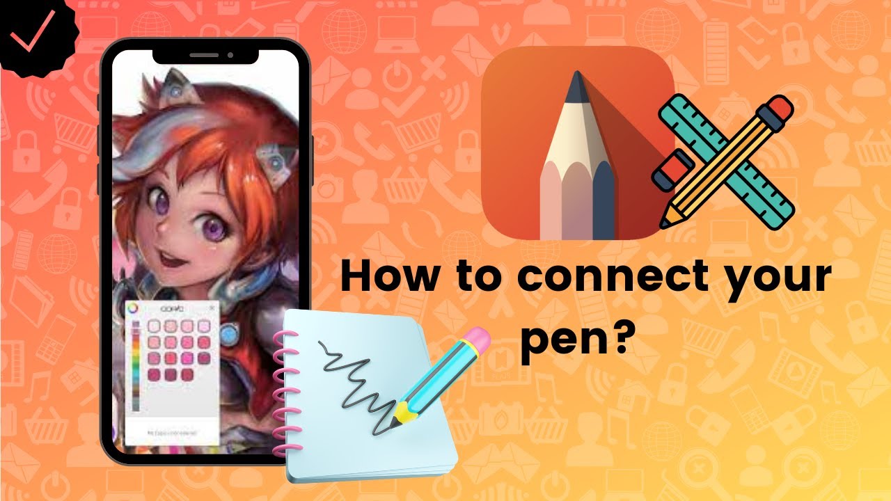 How to connect your pen to the Sketchbook? - YouTube