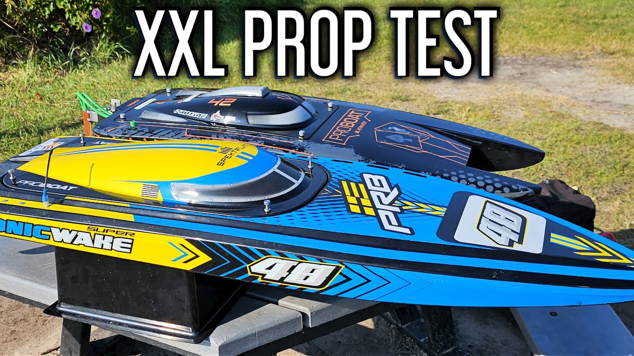 Battery & Prop Test 48" Super SonicWake - YouTube