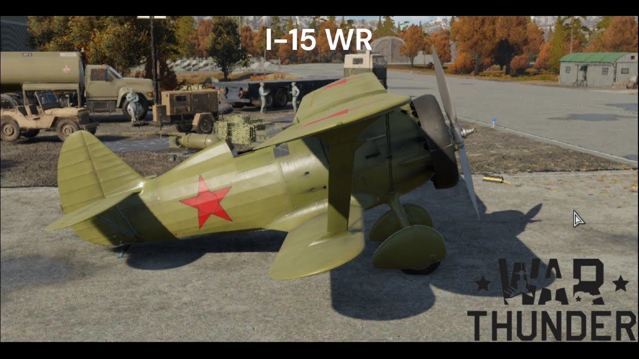 War Thunder I-15 WR 3,000 rounds sure is a lot! - YouTube