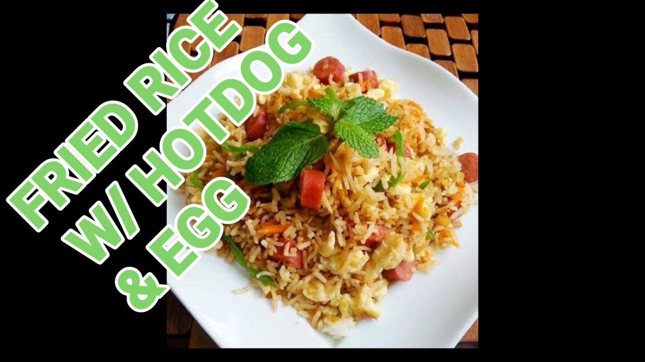FRIED RICE WITH HOTDOG AND EGG || ANGEL VLOG - YouTube