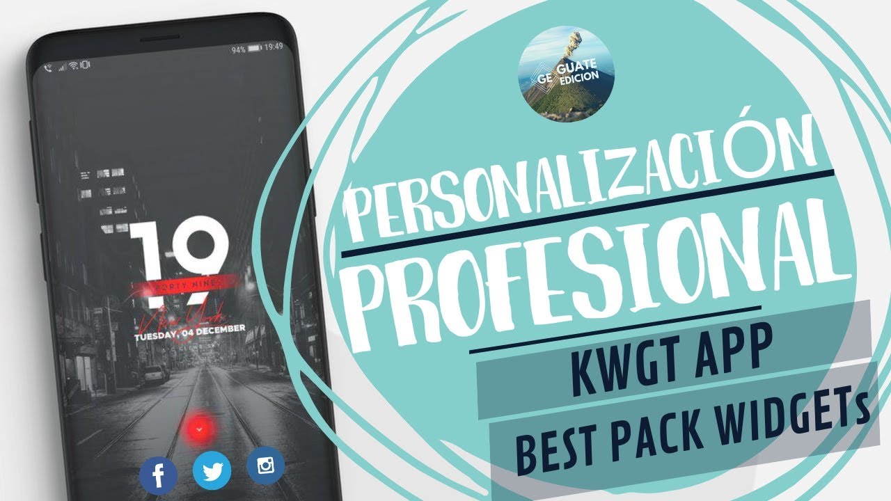 KGWT PACKS WIDGETS PROFESIONAL | PERSONALIZA TU ANDROID NIVEL ...