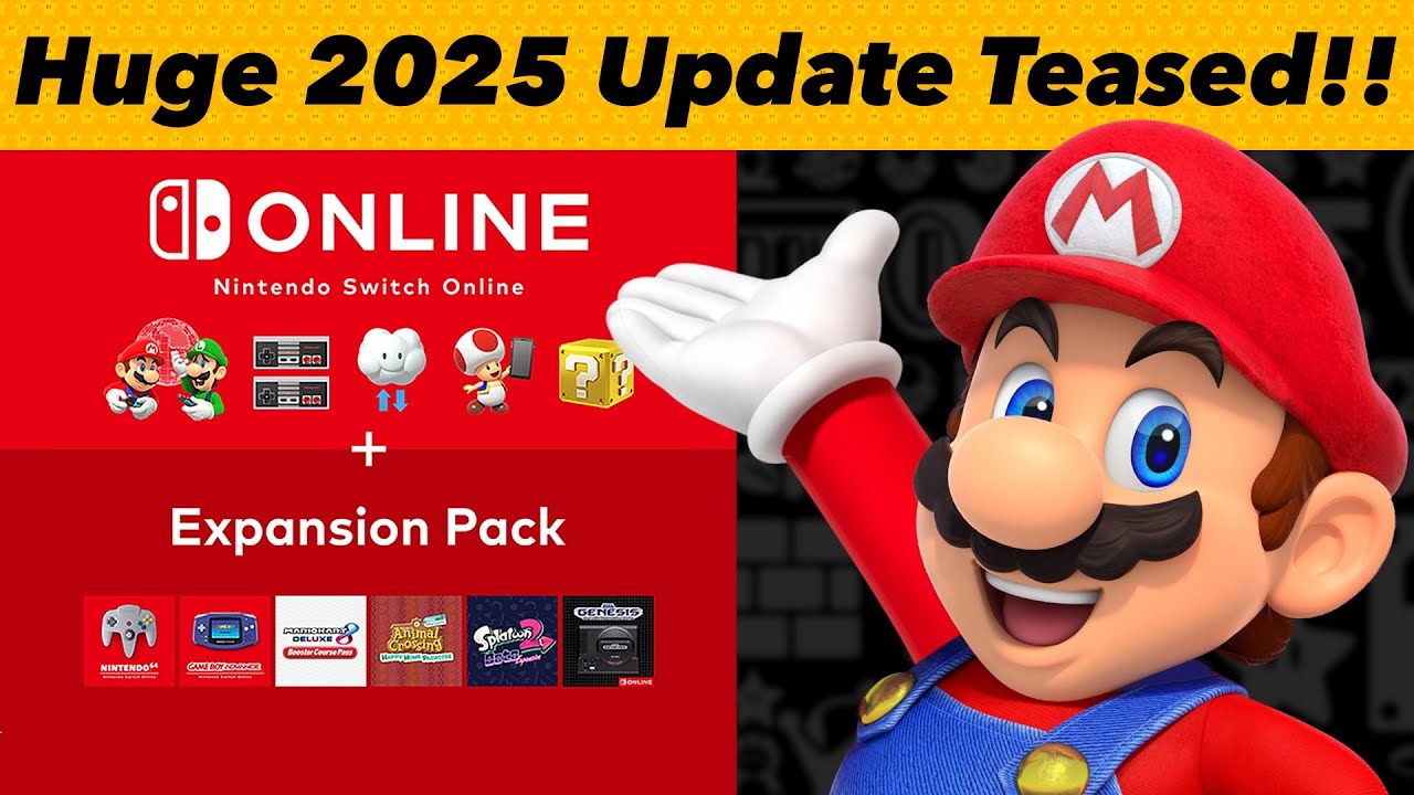 Nintendo Teases HUGE 2025 Update For The NSO + Expansion Pack 👀 - YouTube
