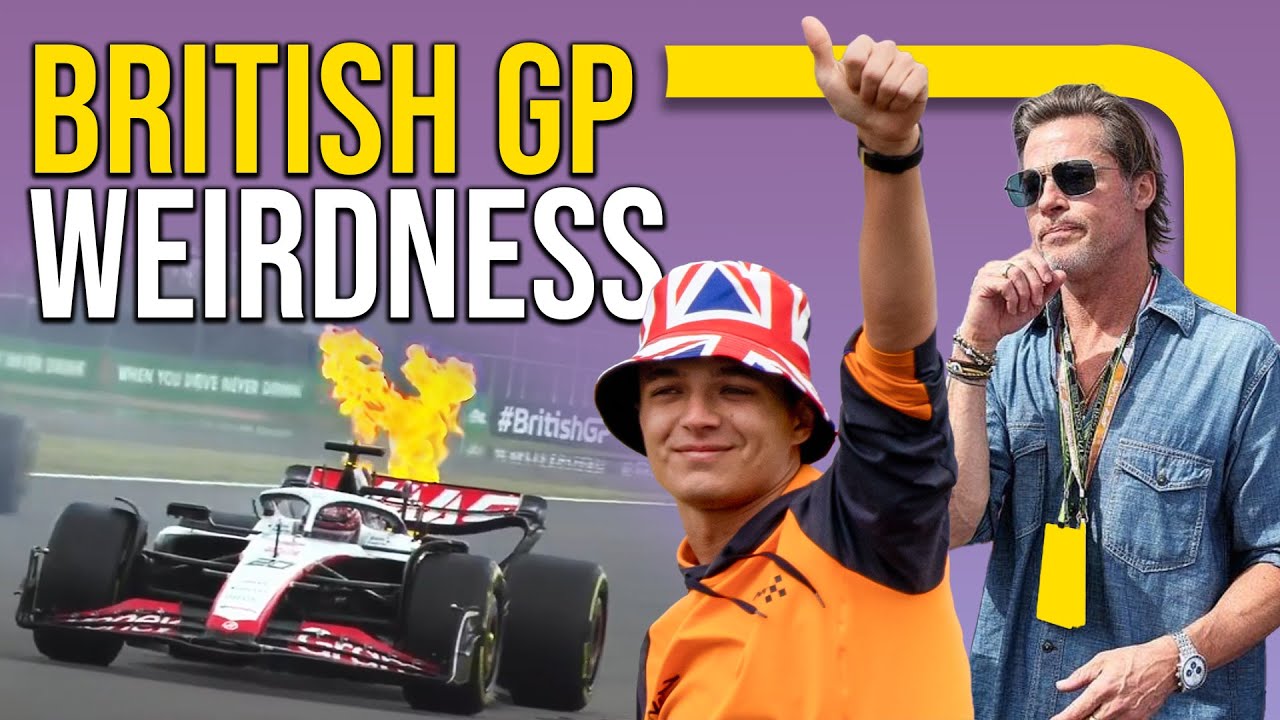 Every weird moment at the Formula 1 British GP - YouTube