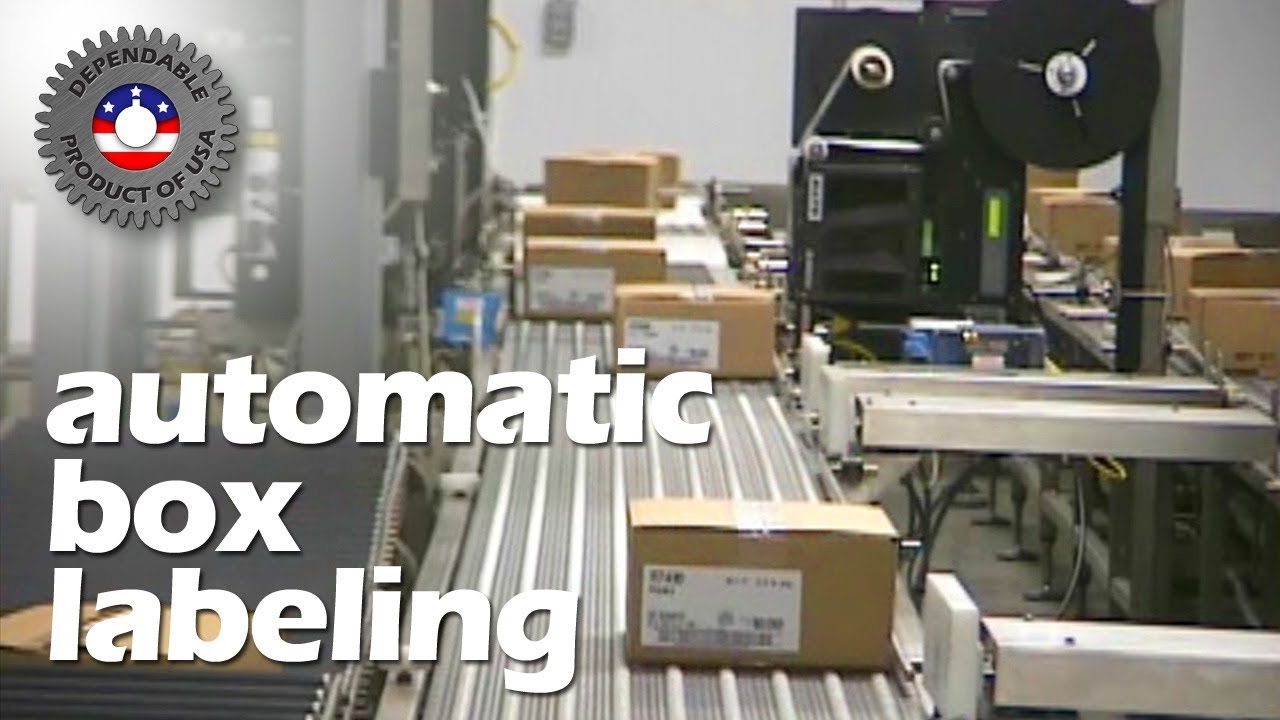 Box & Case Labeling Systems - YouTube