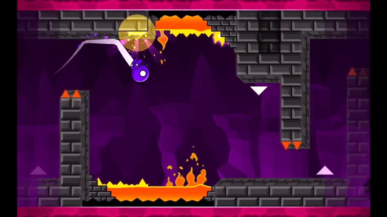 Geometry Dash [Created Level] Lava Castle - YouTube
