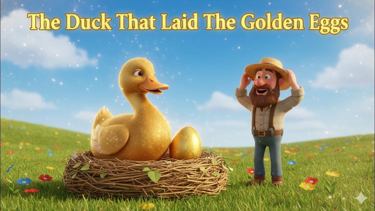 The Goose That Laid the Golden Eggs | A Magical Moral Story for Kids 🥚 ...