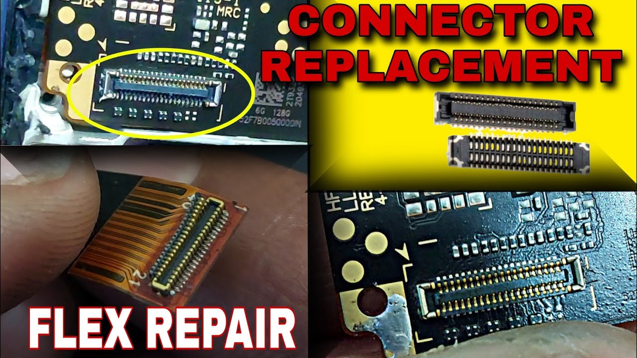 टूटा हुआ DISPLAY CONNECTOR कैसे बदले ।। MI NOTE 7 PRO।। ALL MOBILE 💯 ...