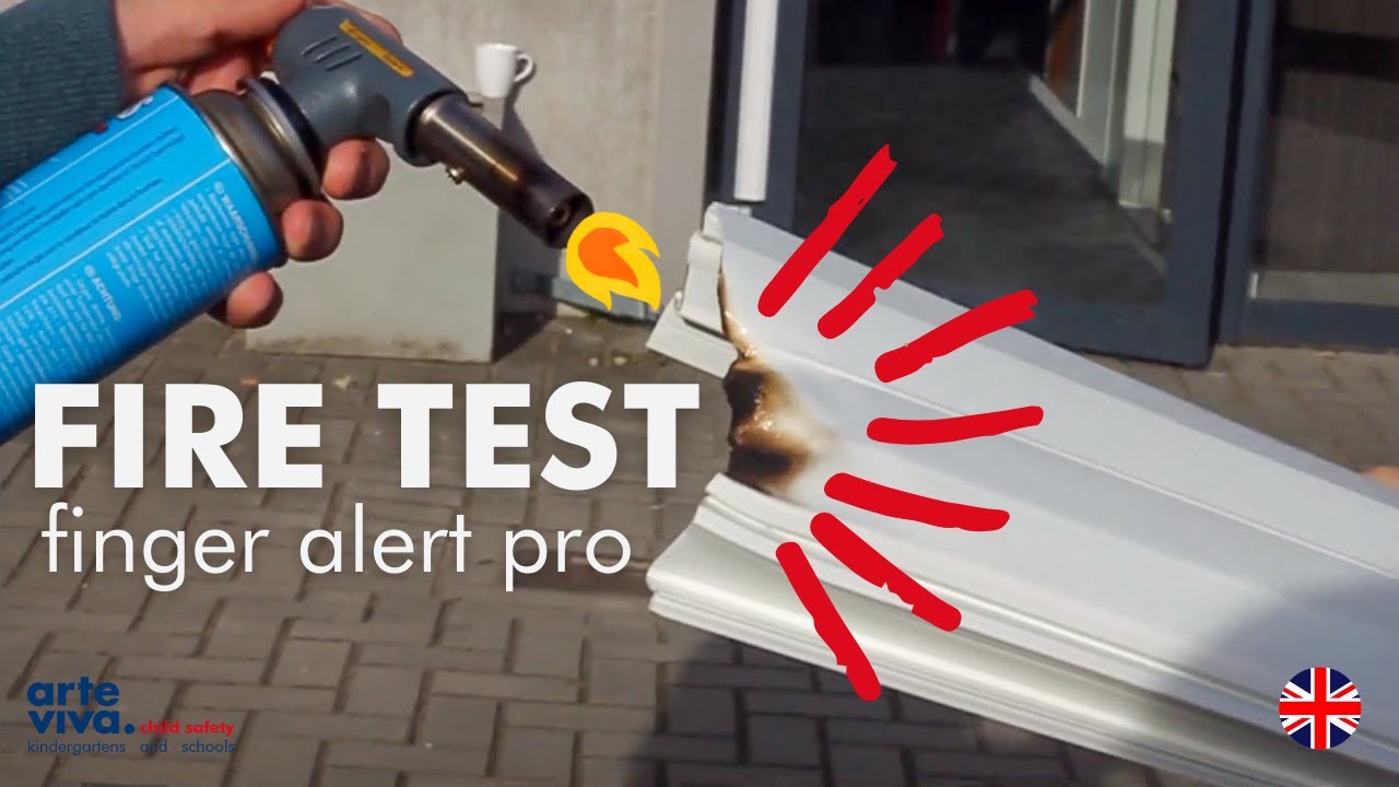 FIRE TEST - Finger Alert Professional - YouTube
