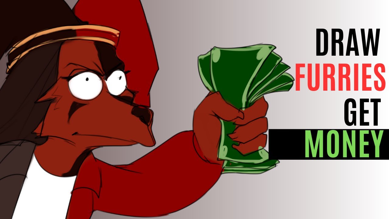 Drawing furries to get money??? - YouTube