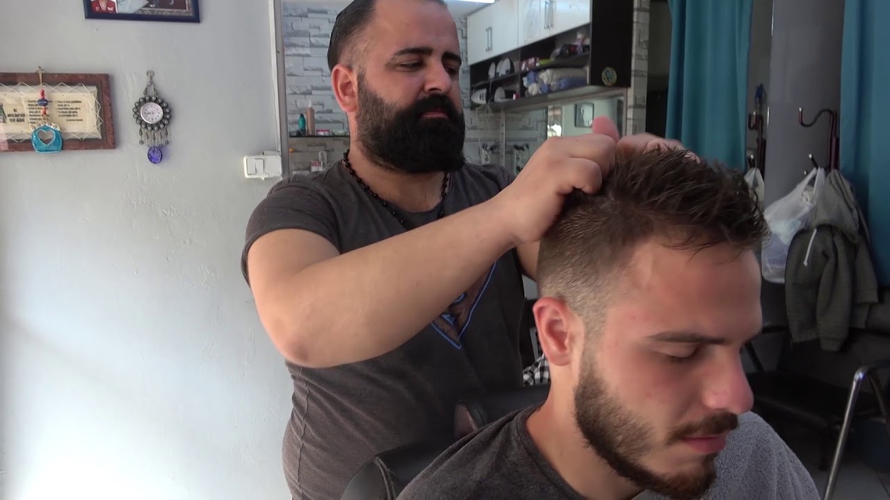 ASMR Turkish Barber Face,Head and Body Massage 169 - YouTube