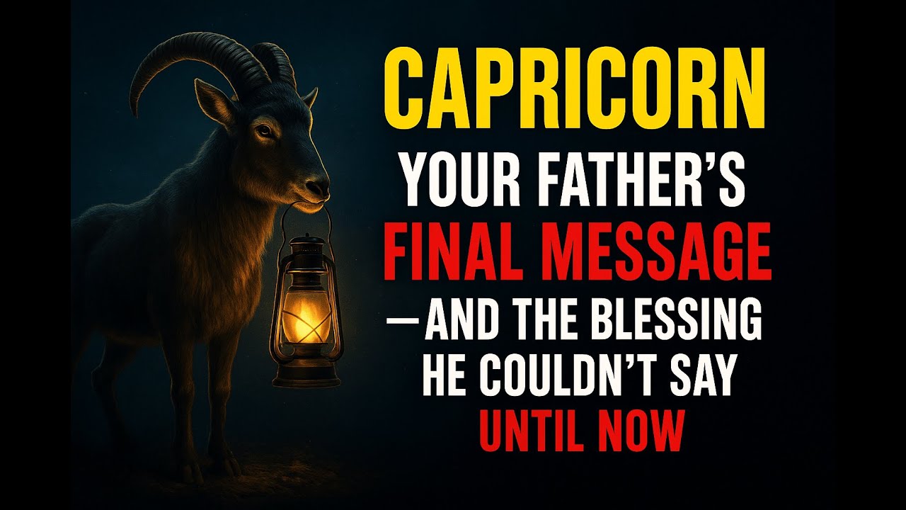CAPRICORN ♑ YOUR FATHER’S FINAL MESSAGE — AND THE BLESSING HE COULDN’T ...