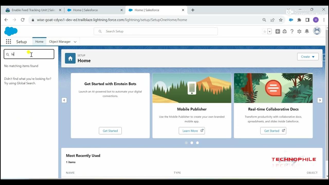 Salesforce Trailhead - Enable Feed Tracking #salesforce #trailhead - YouTube