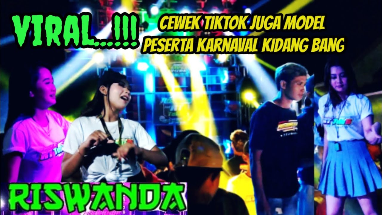 VIRAL.! peserta karnaval kidang bang ternyata cewek tiktok jga model ...