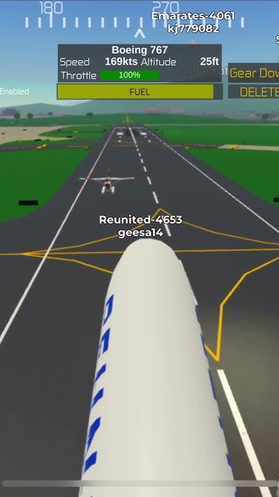 Boeing 767 takeoff PTFS - YouTube