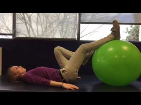 Bridge physioball phase 5 - YouTube