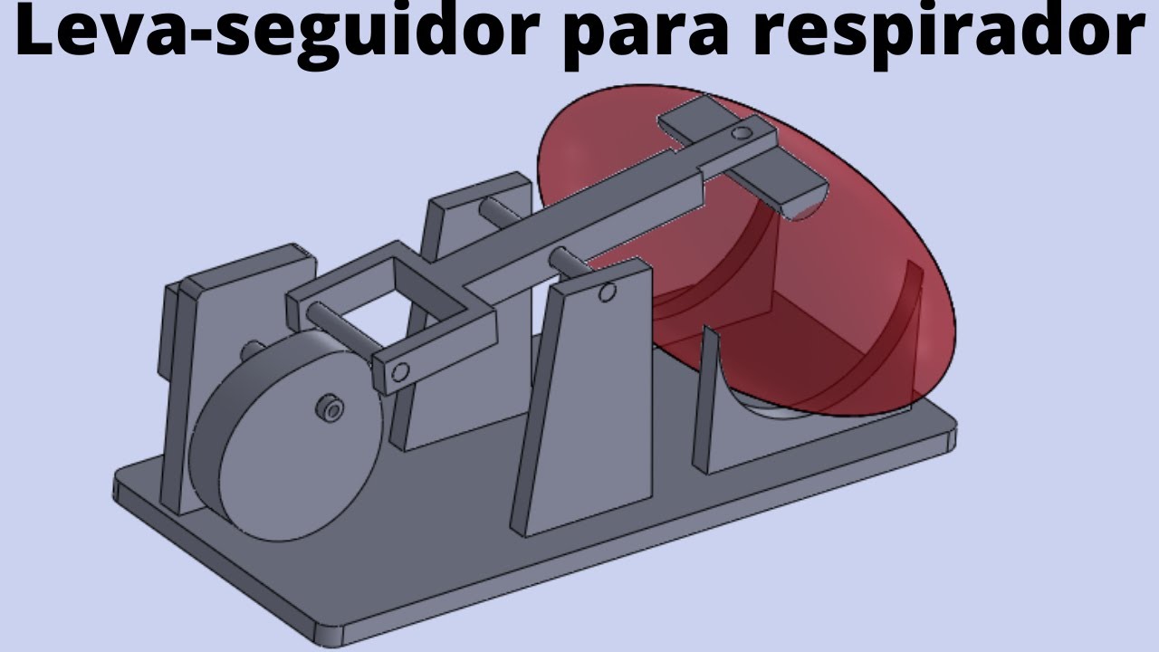 Mecanismo LEVA-SEGUIDOR en SOLIDWORKS Archivos 3D + Planos - YouTube