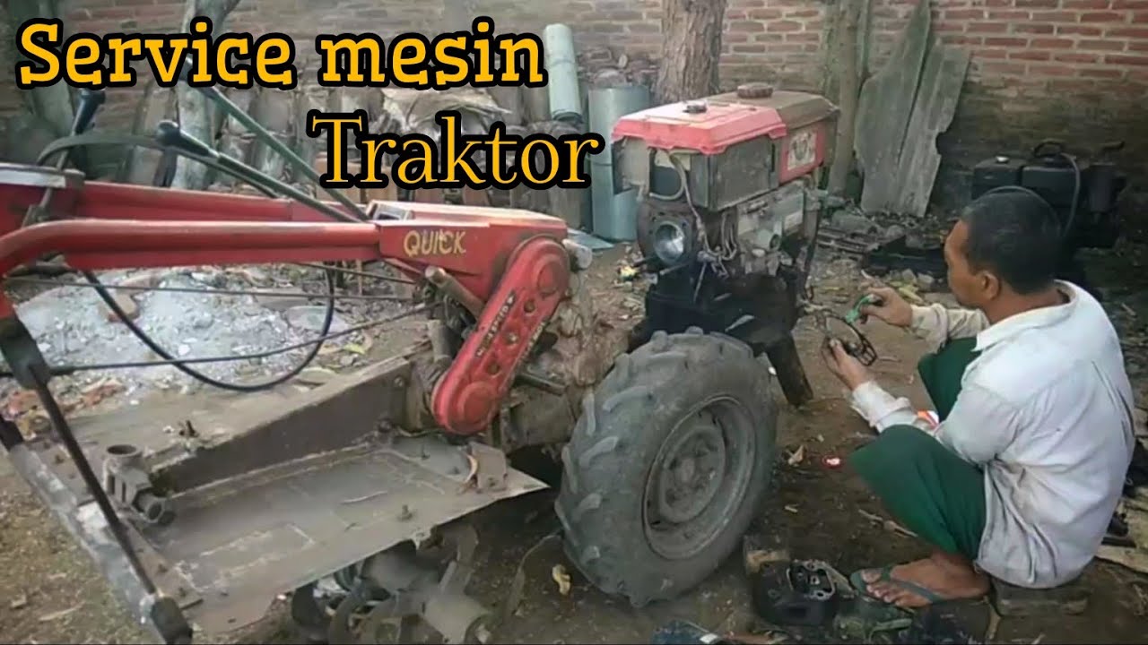 Servis Mesin Diesel Traktor Rotary - YouTube