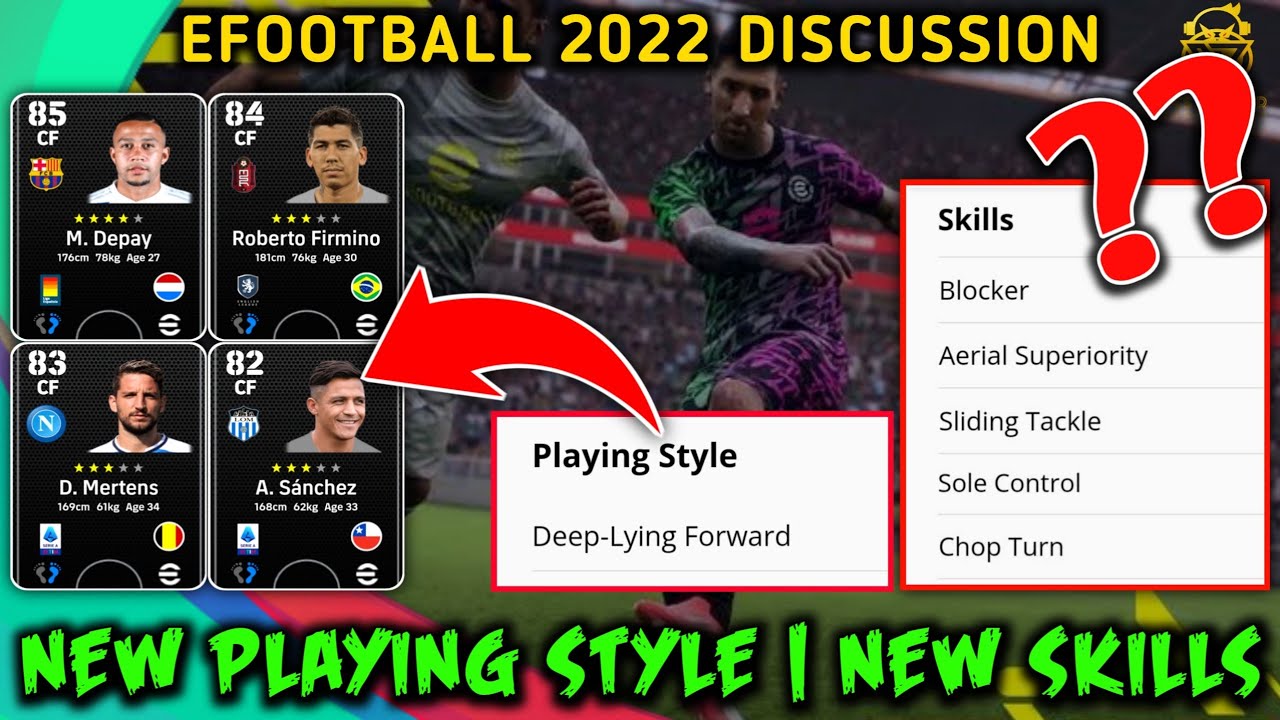 WHAT IS DEEP LYING FORWARD IN eFOOTBALL 2022 | BLOCKER, SLIDING TACKLE ...