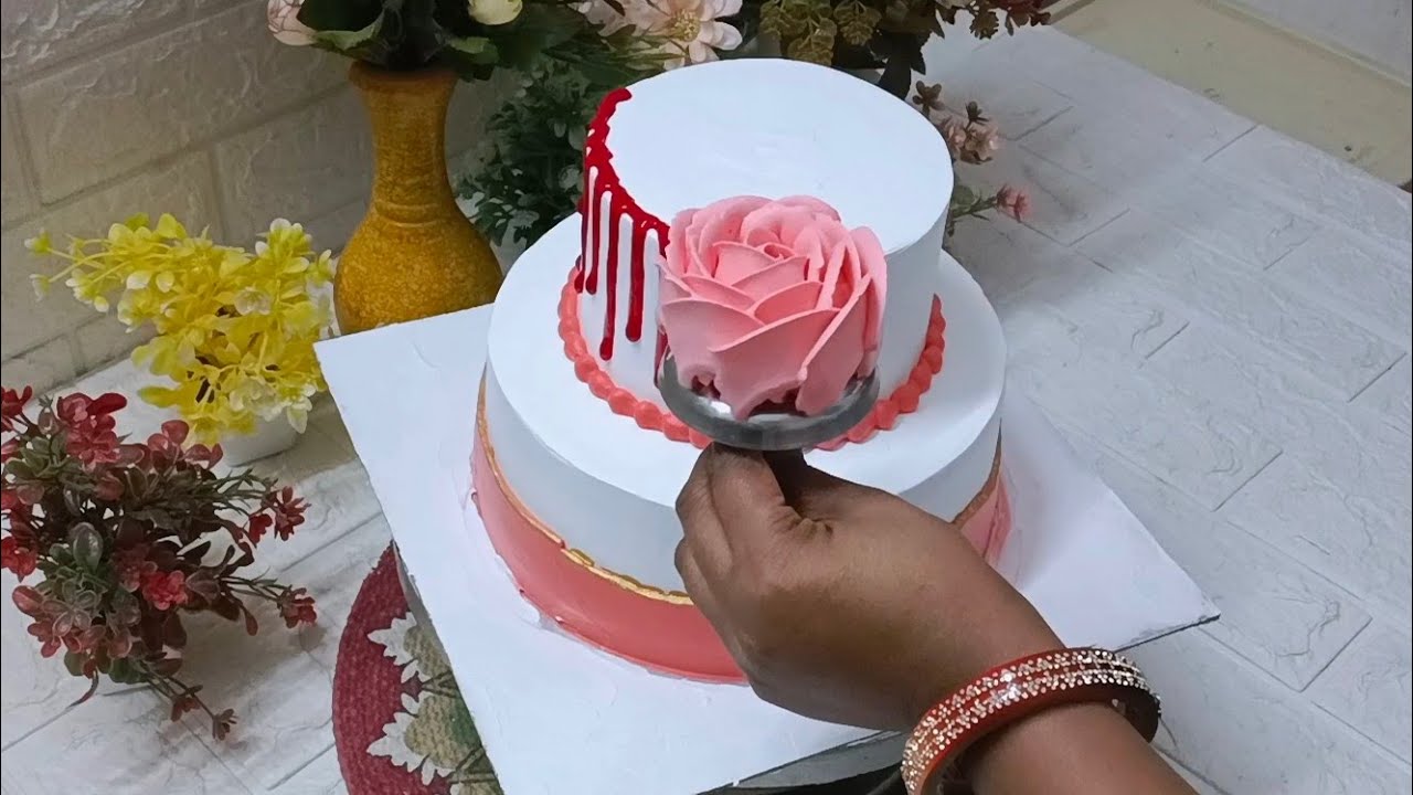 आज बनायेंगे Wedding Aniversary Cake | Two Tier Aniversary Cake | 2 Kg ...