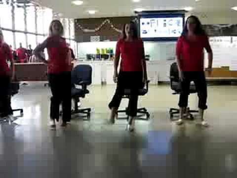 Office Olympics - Syncronized Chair Dancing - YouTube