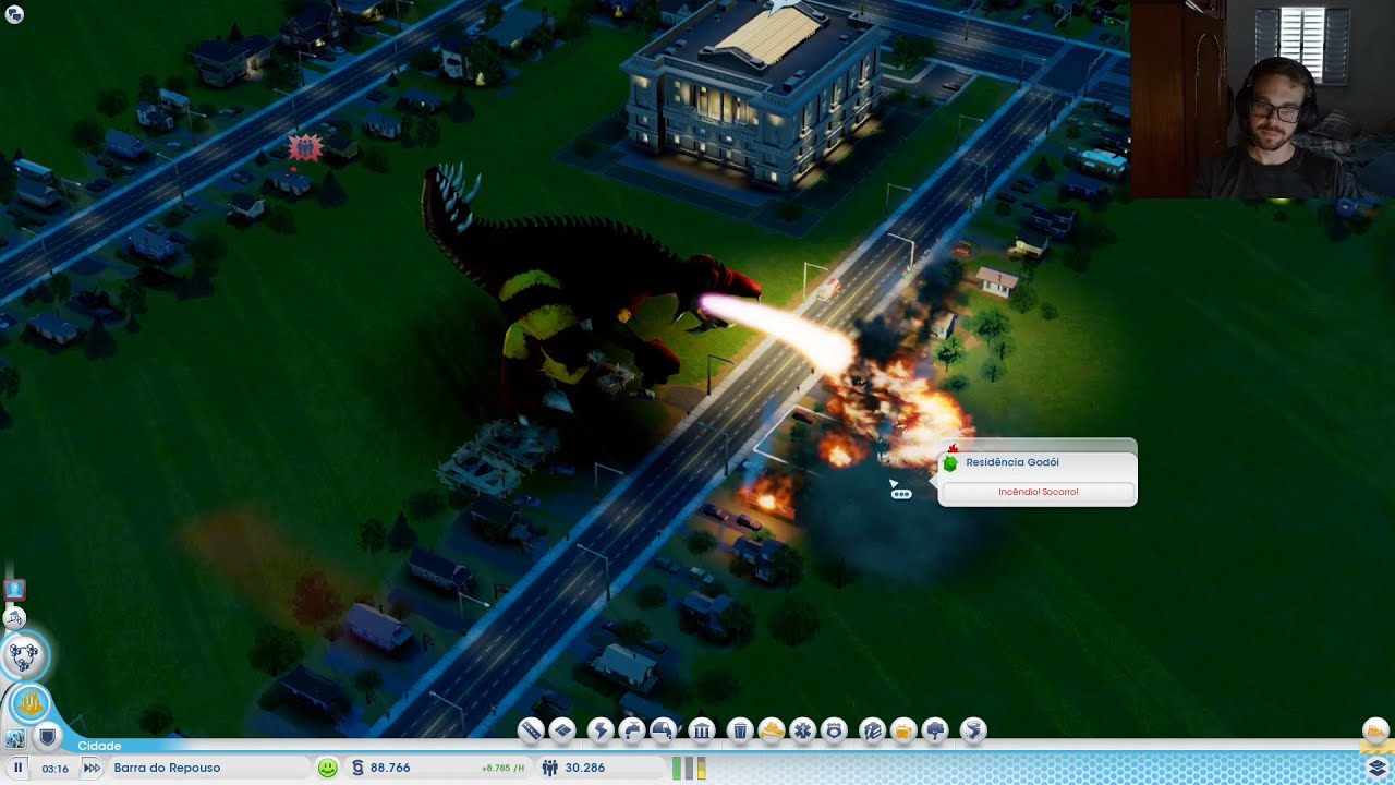 Sim City 5 - Evoluindo a Cidade, Heroi e Vilão e o Primeiro DESASTRE na ...