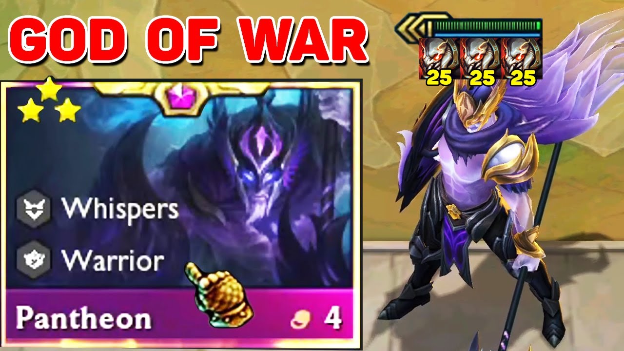 I Got 3-Star Pantheon + 3 Titan’s Resolve | TFT SET 7.5 - YouTube