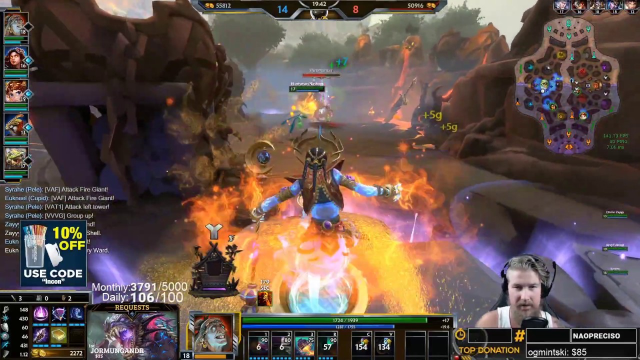 ALL BABA ALL THE TIME! MY #1 RANKED CARRY GOD! | Incon | Smite - YouTube