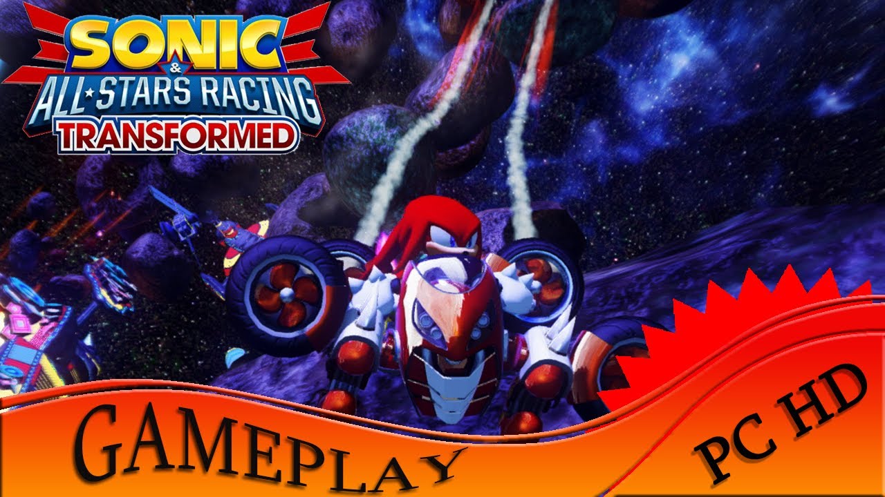 Sonic and All Stars Racing Transformed | Knuckles racing (Gameplay ...