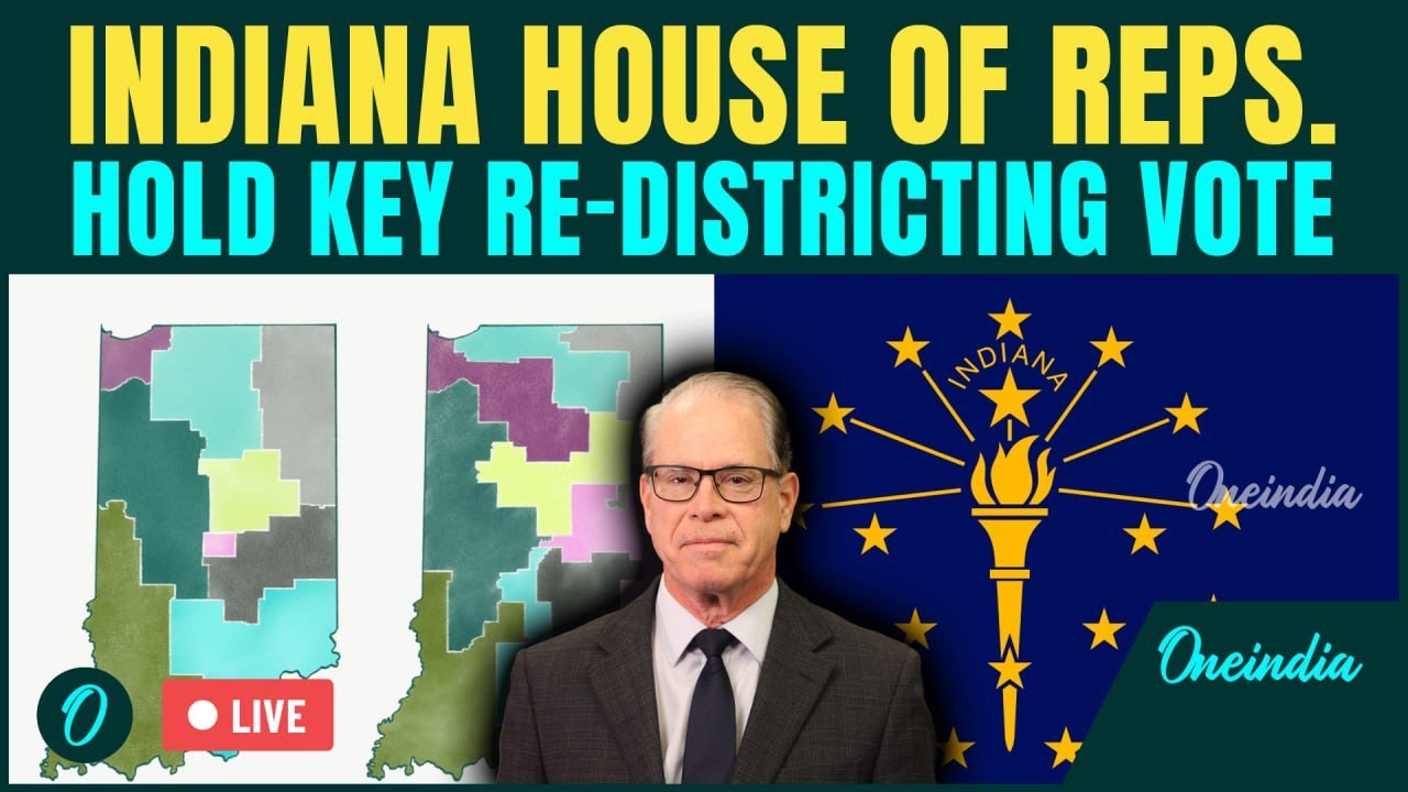 Trump’s BIG Power Move LIVE: Republican Indiana Votes on Re-districting ...