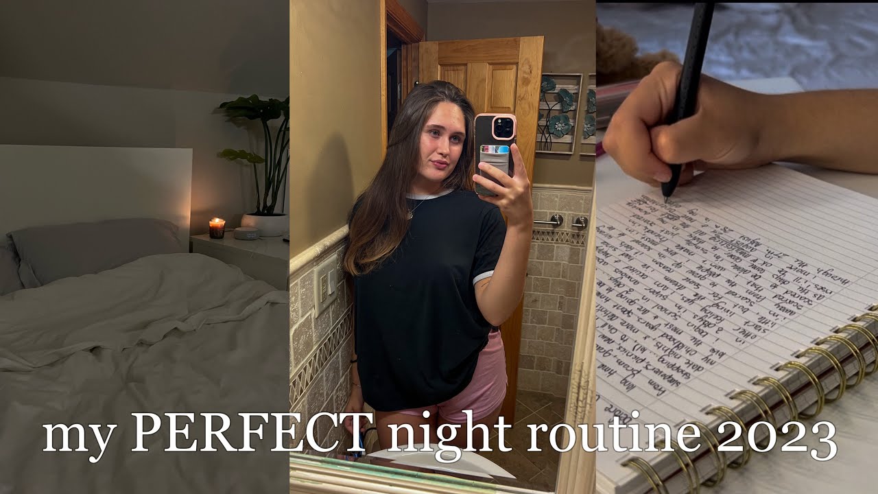 my PERFECT night routine 2023 || chill night at home, journaling, skin ...