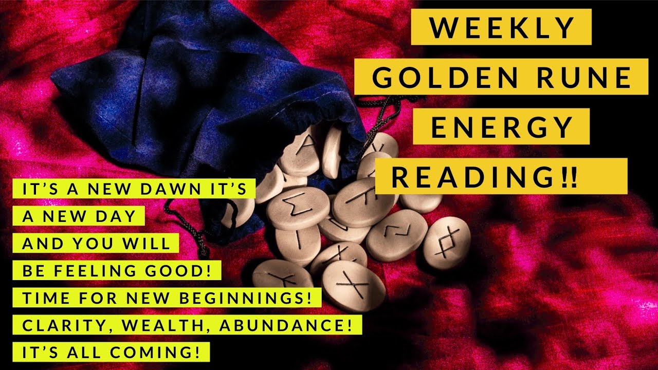 Weekly Golden Rune Reading‼️Justice in legal matters! It’s a New D awn ...